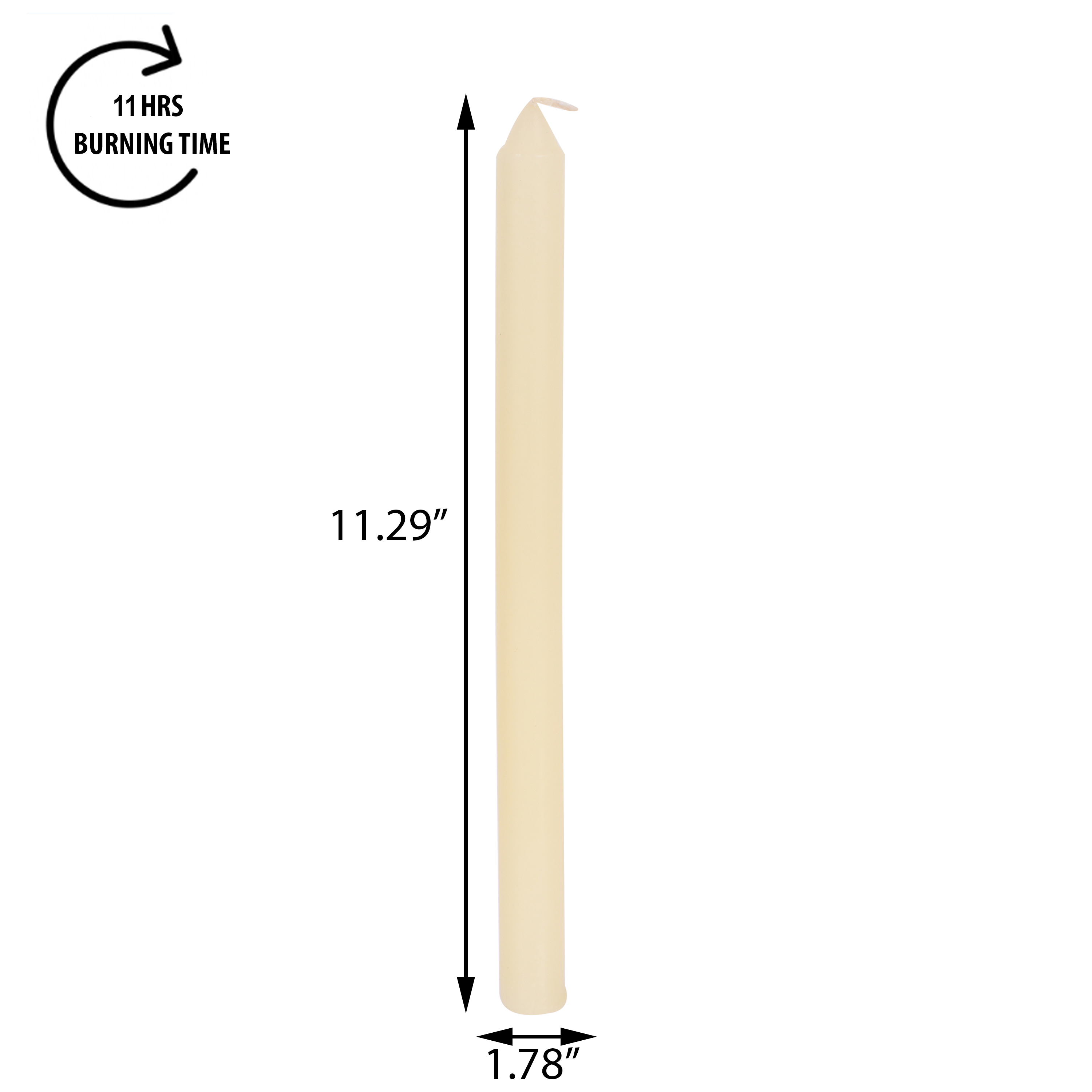 Nordic Tall Candles - Ivory - Set of 6 – Holy Grail Homes